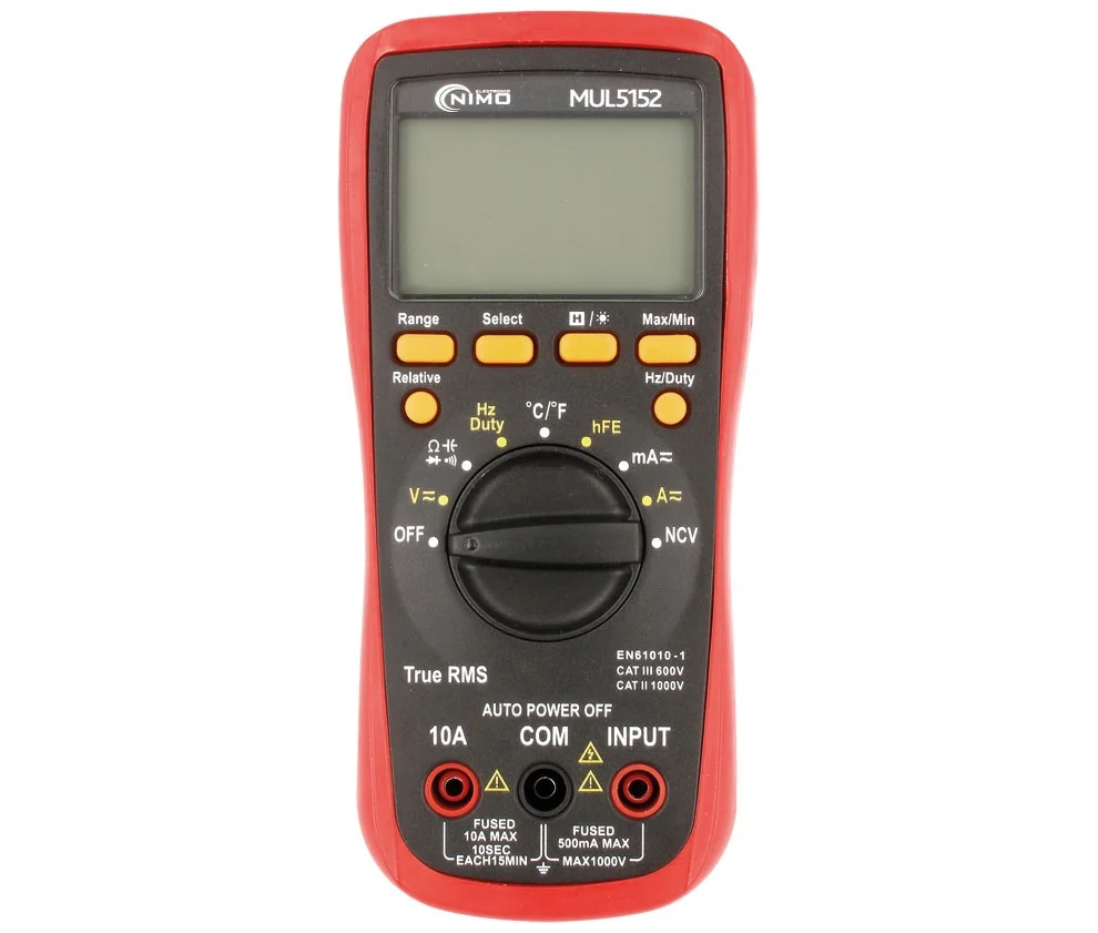 Multimetro Digital True RMS - NIMO | Aquário Electrónica